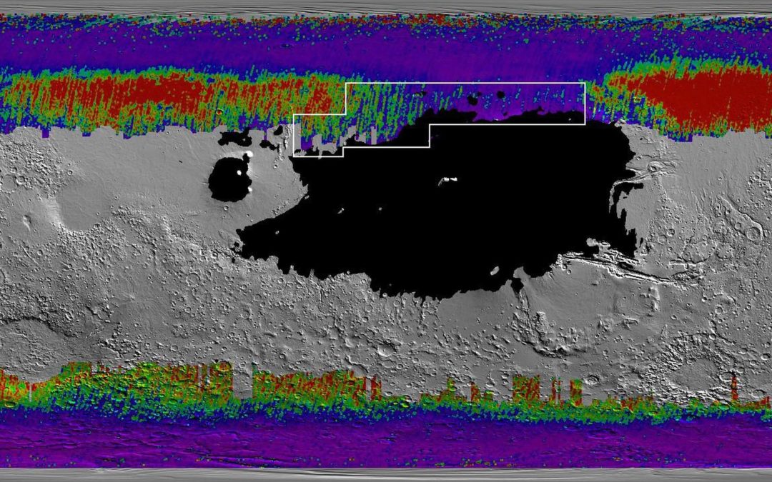 La NASA publica un mapa de hielo de Marte — Astrobitácora