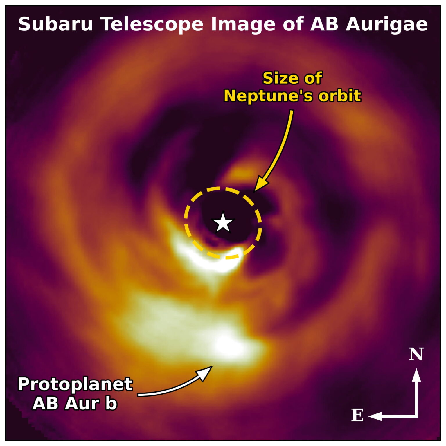 AB Aurigae b: un protoplaneta masivo... y desconcertante — Astrobitácora