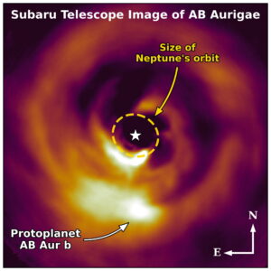 AB Aurigae b: un protoplaneta masivo... y desconcertante — Astrobitácora